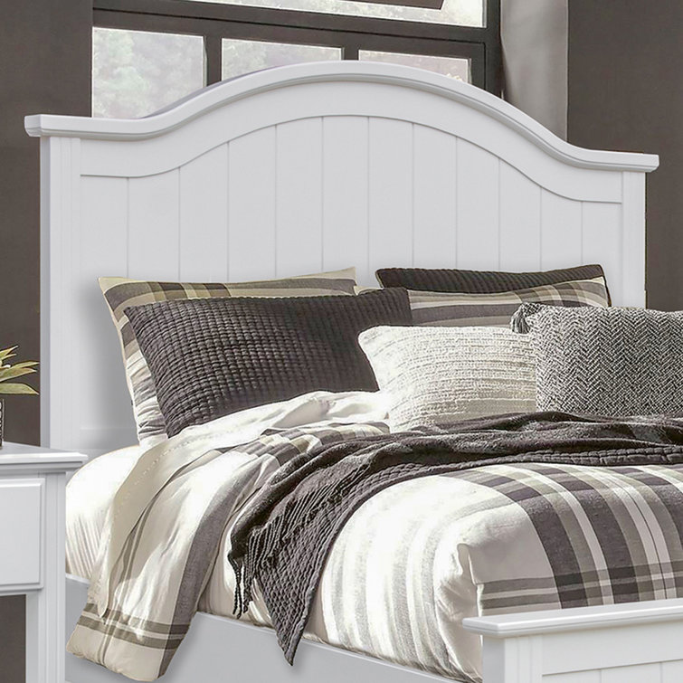 White panel headboard king store